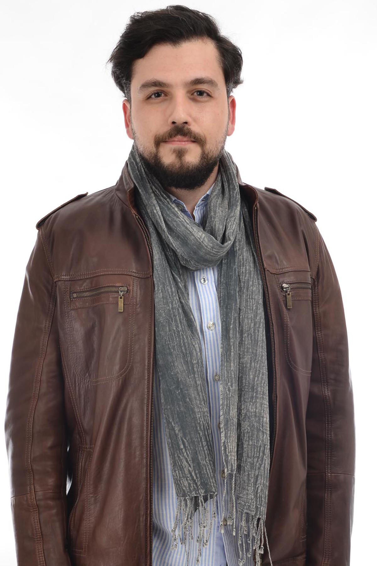 Denim Antrasit Erkek Fular - 544.55 TL + KDV